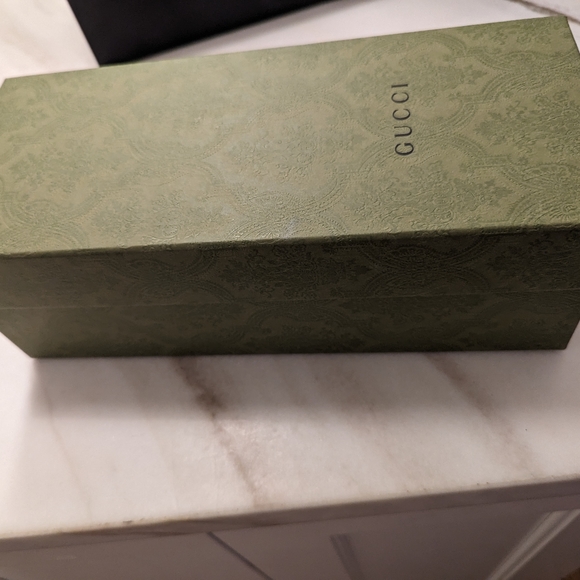 Gucci | Shoes | Gucci Empty Shoe Box Green 25 | Poshmark